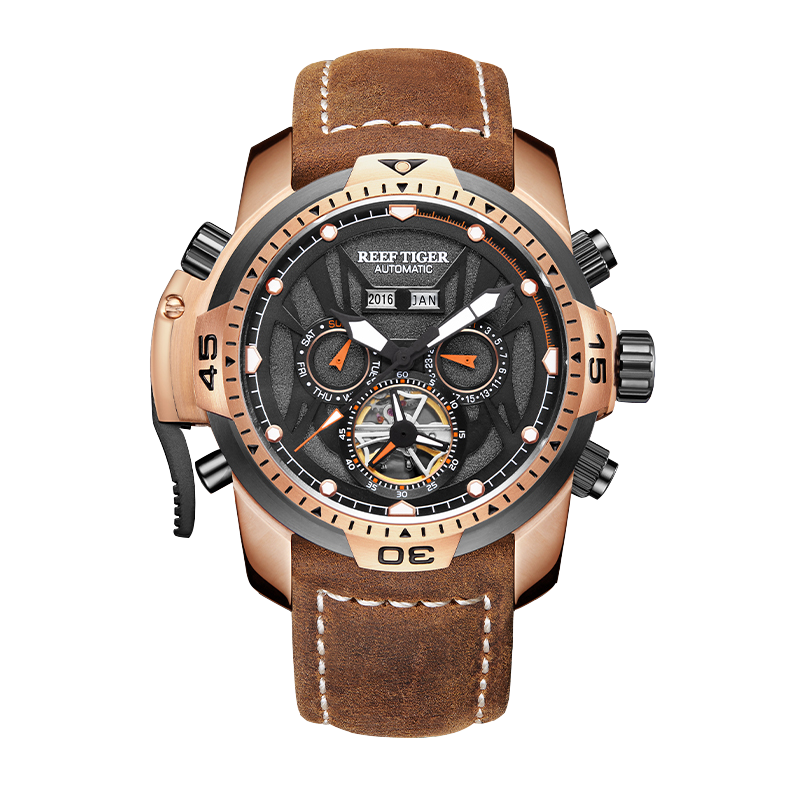Luxury Rose Gold Reef Tiger Aurora Transformers Military Sports Automa