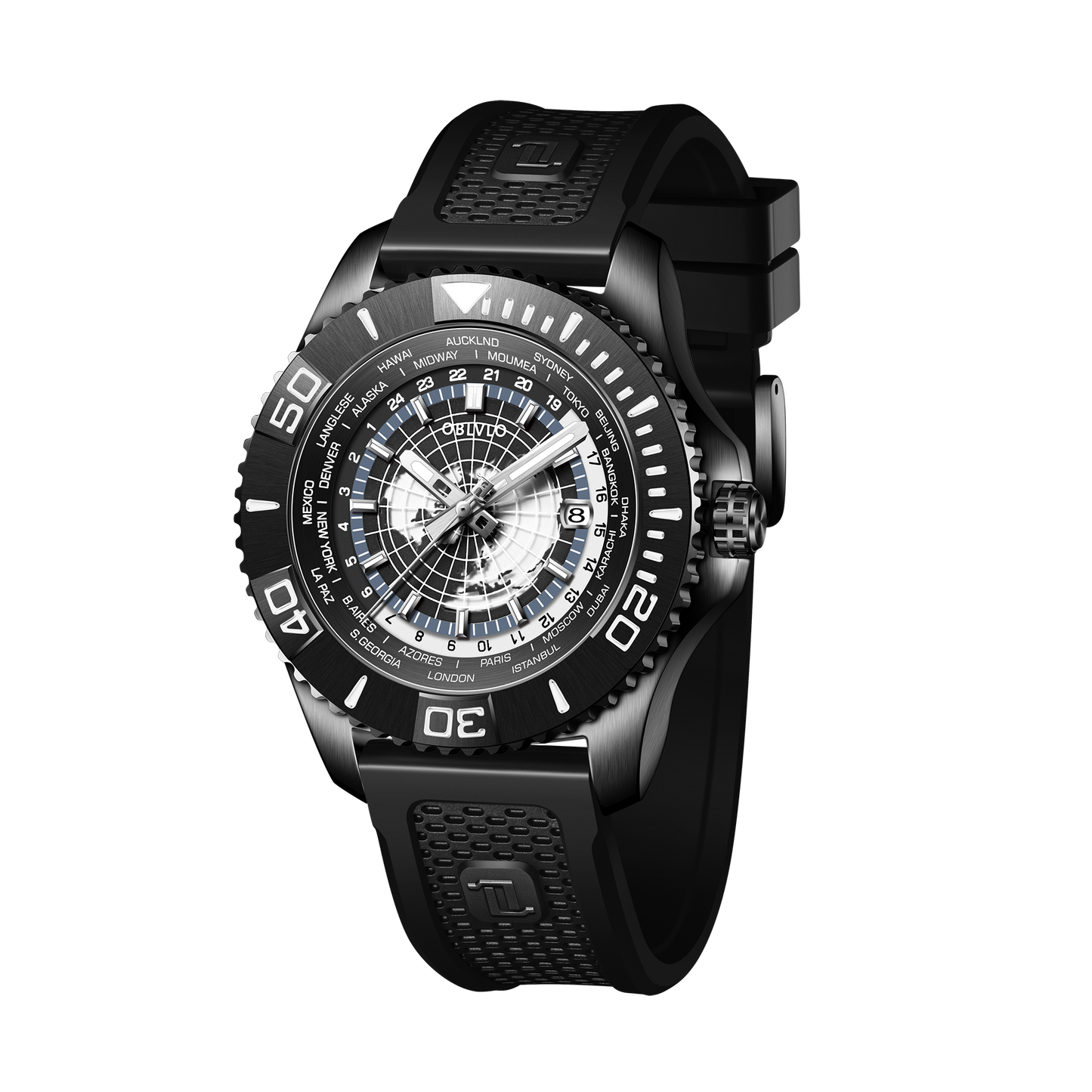 Affordable Luxury Automatic Military Dive Watches For Men - Oblvlo BM ...