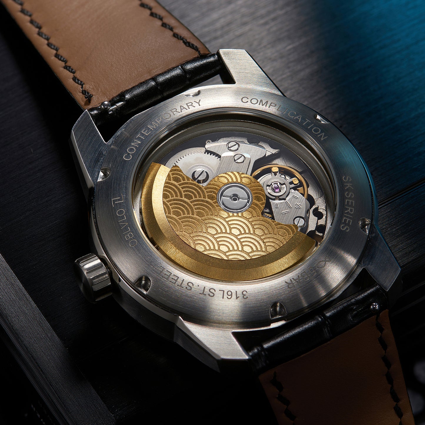 Luxury Vintage Automatic Moon Phase Watches For Men - Oblvlo Design JM ...