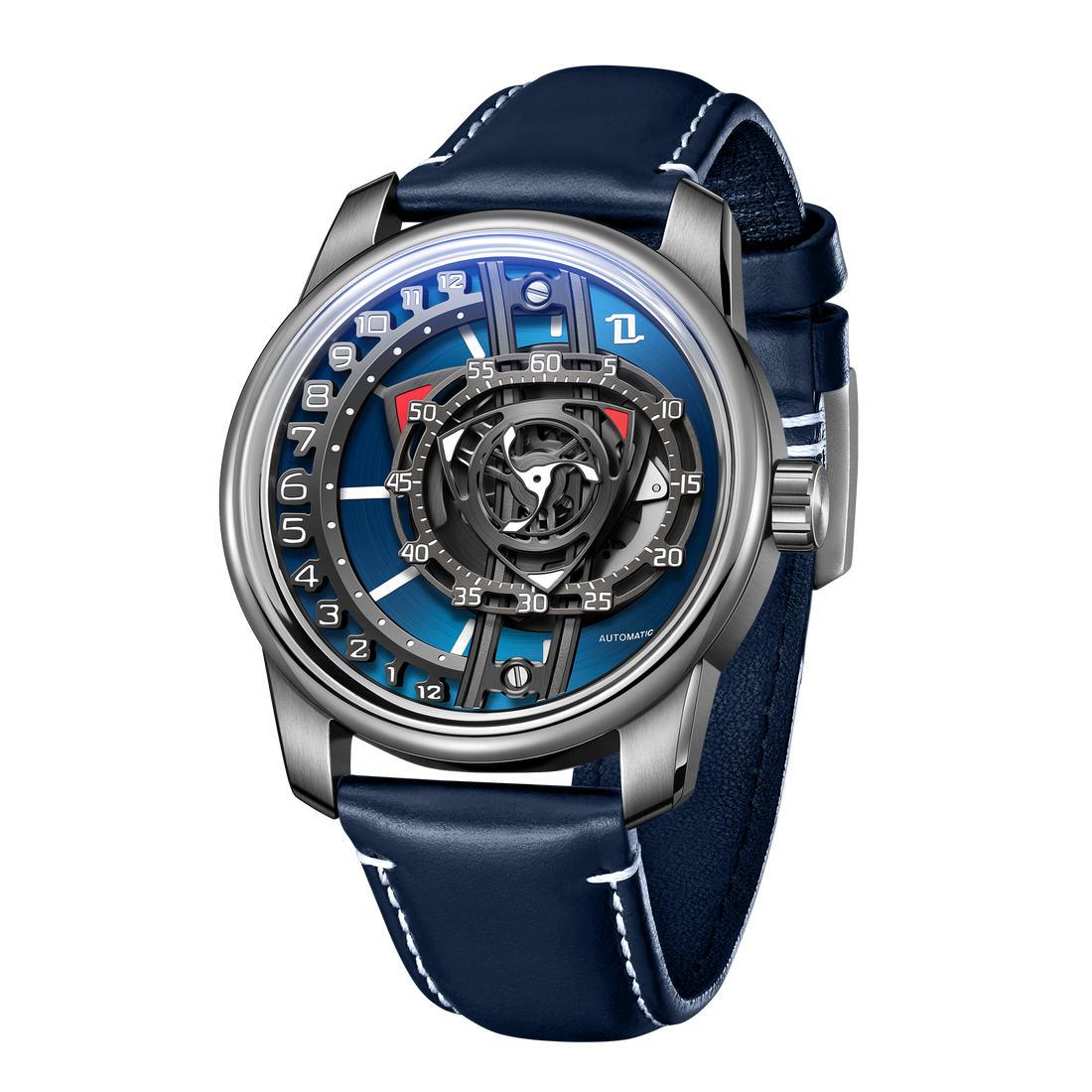 Luxury Men's Automatic Unique Skeleton Watch - OBLVLO JM ROTOR Series