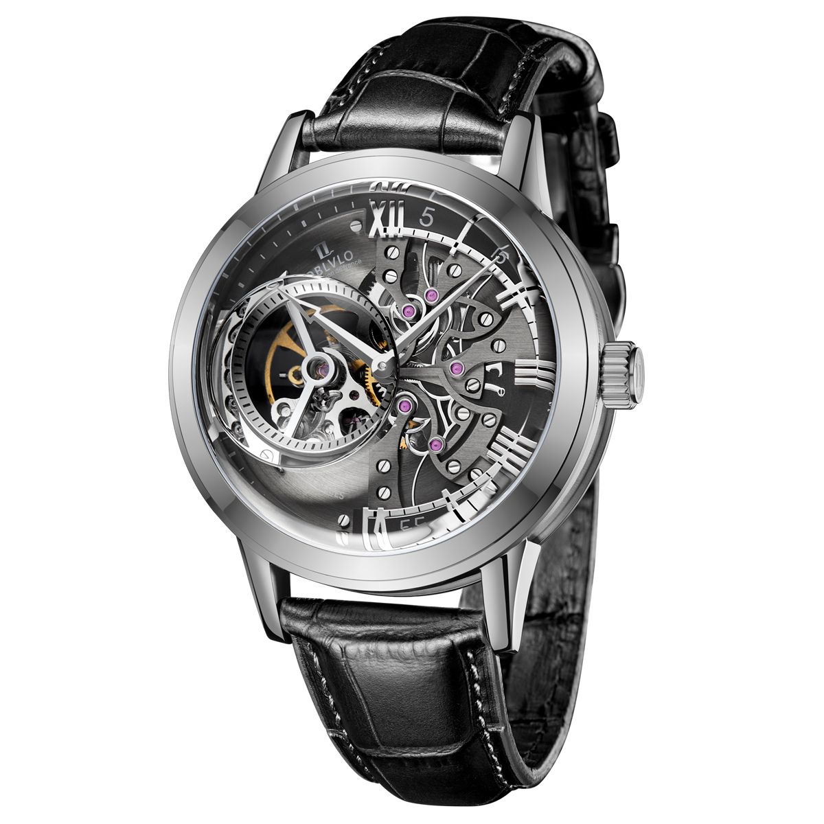 Cool Oblvlo VM Series Mens Luxury Automatic Skeleton Watches For Sale ...